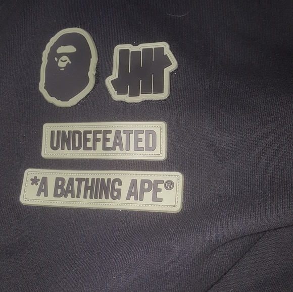 Bape | Jackets & Coats | Bape X Undefeated Hoodie | Poshmark